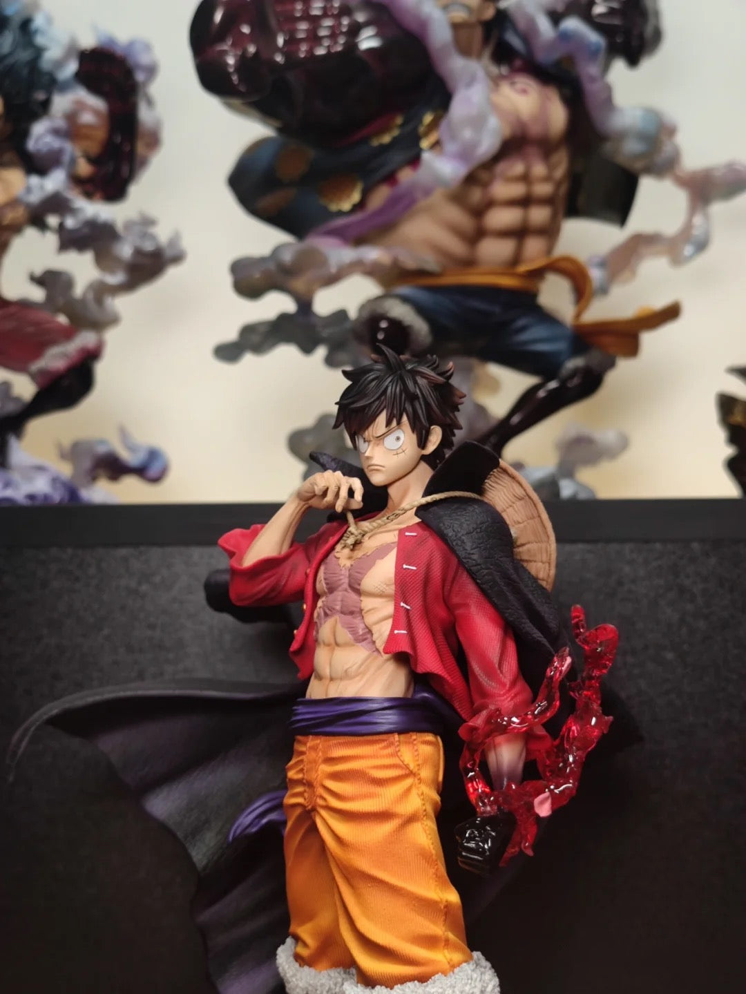 One Piece Luffy Pirate King Red Jacket Action Figure – 17 Cm ( With Bo ...